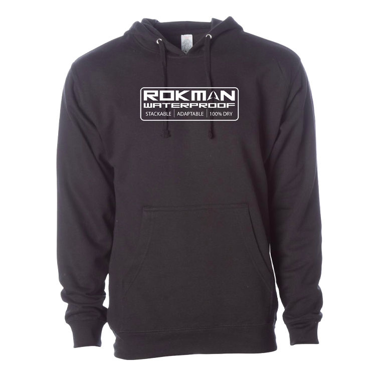 Black Stackable Adaptable Hoodie – Rokman Waterproof